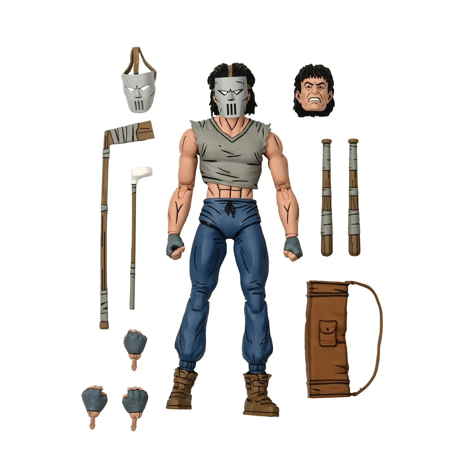 NECA TMNT Mirage Casey Jones 7" Figure – Comic-Accurate Vigilante ...