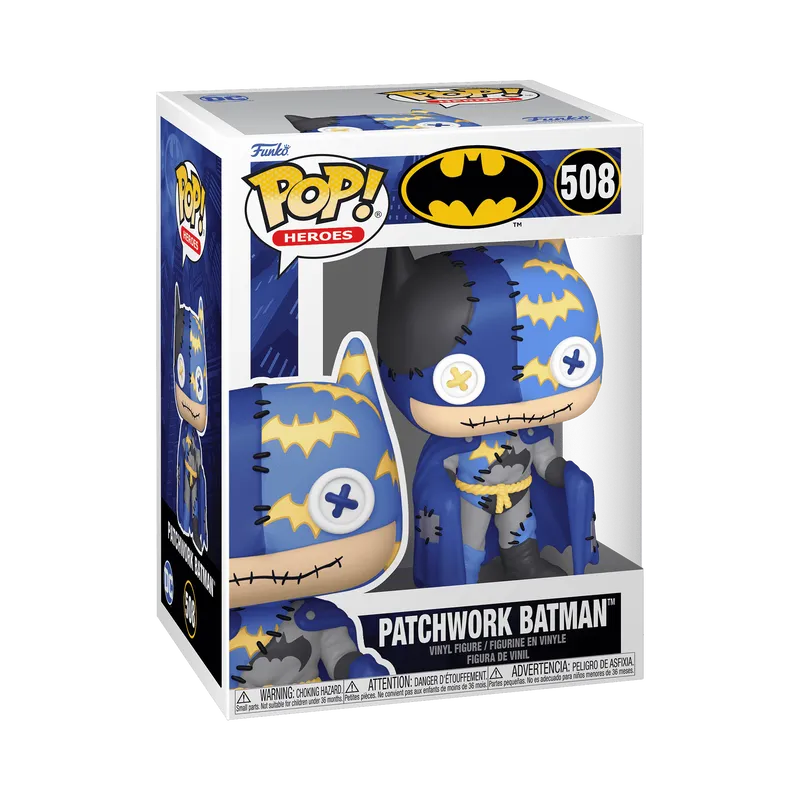 Patchwork Batman #508 Funko Pop! Vinyl Figure | DC Comics Collectible ...